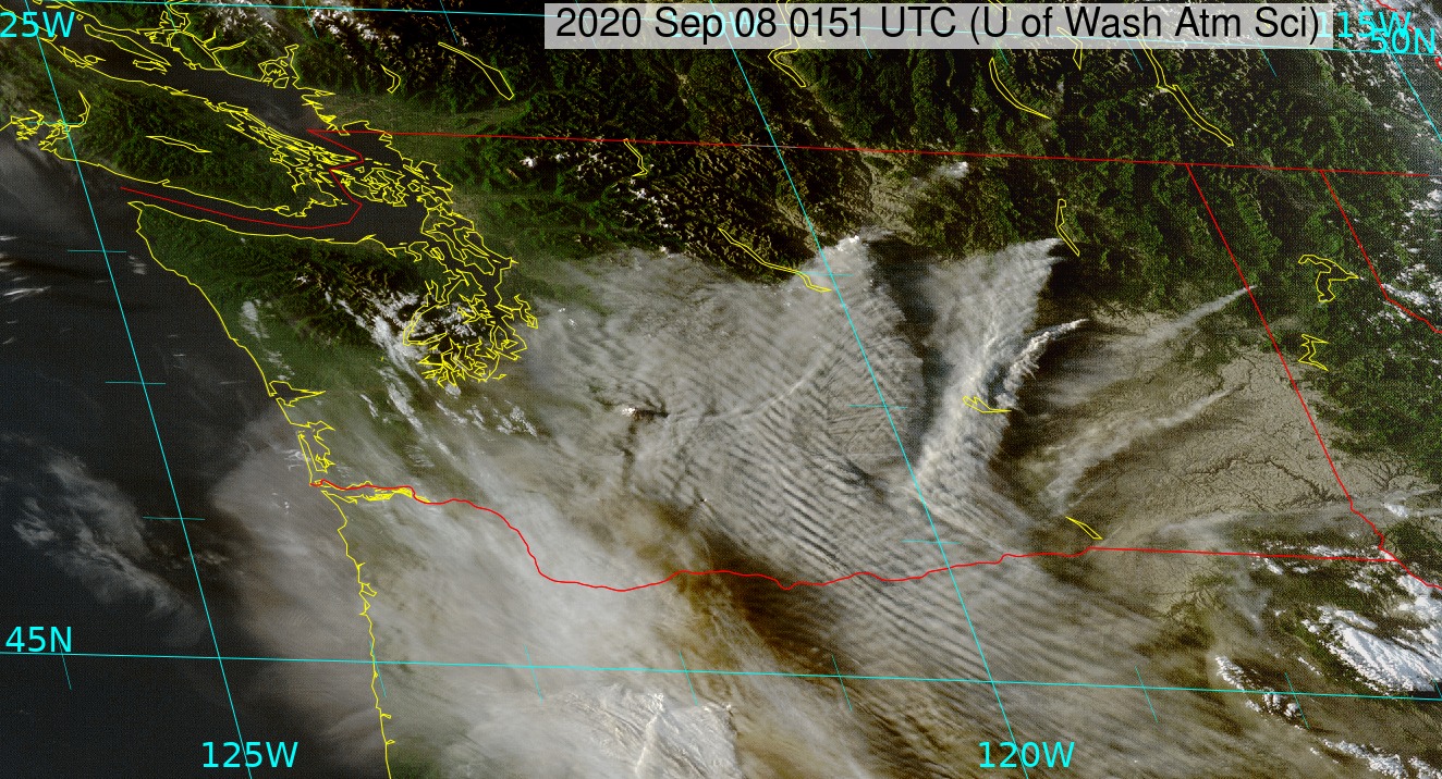 Oregon Current Satellite Image