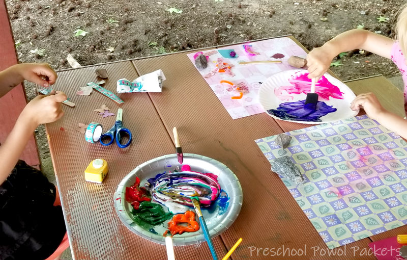 Preschool STEM: Mixed Media Collage Art | Preschool Powol Packets