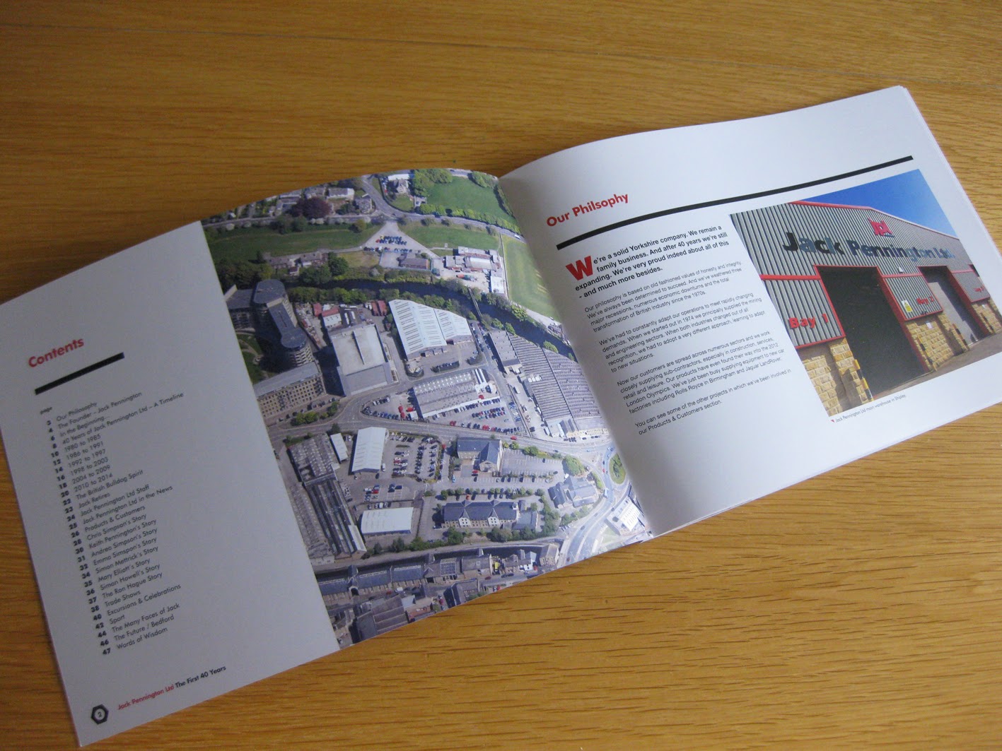 What's new?: Jack Pennington 40th Anniversary brochure