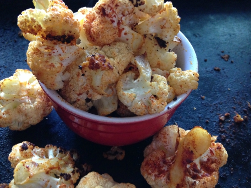 Smoky Cauliflower Popcorn ~ Kim's Welcoming Kitchen
