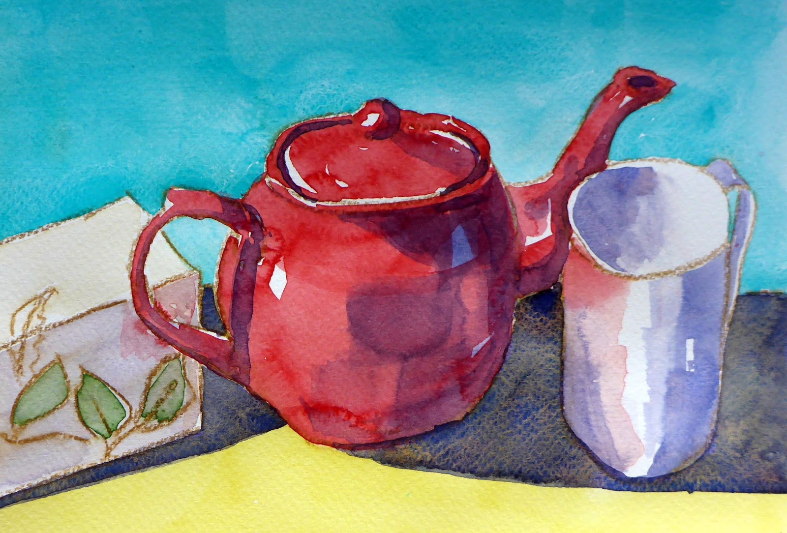 MHBD's Blog: More shadow shapes - Red tea pot