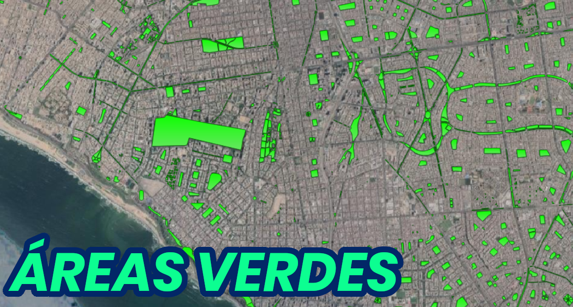GEO GPS PERÚ: Mapa de Áreas Verdes (Parques, Jardines y más) Shapefile ...