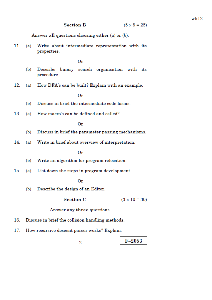 Alagappa University M.Sc.,(CS)-Elective — SYSTEM SOFTWARE APRIL 2019 ...