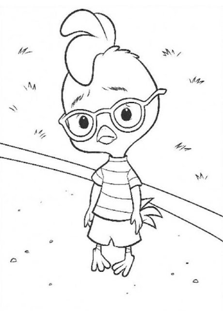 Chicken Little Coloring Pages - 4