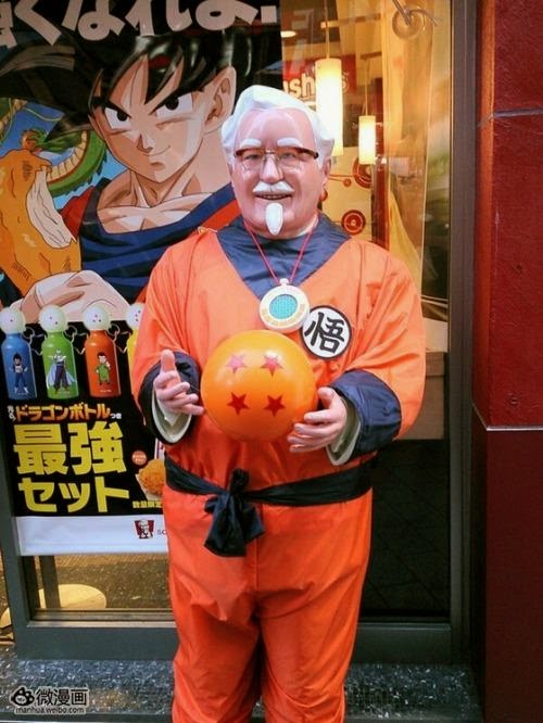 Yusuke Japan Blog: Many Japanese love KFC, Colonel Sanders everywhere!