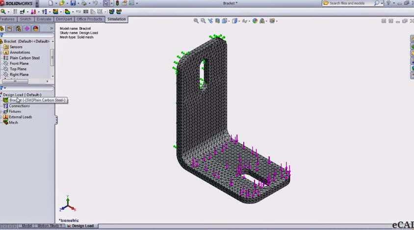 Setting-Up & Running a SolidWorks Simulation Study - SolidWorks Share
