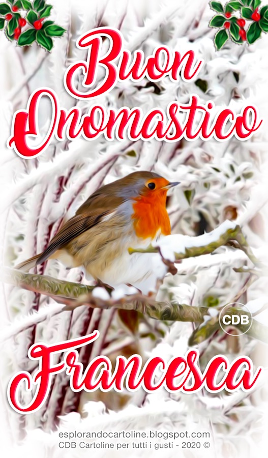 18 CARTOLINE con il nome FRANCESCA 🌷🌸🌷🌸 da copiare e incollare. Tanti ...