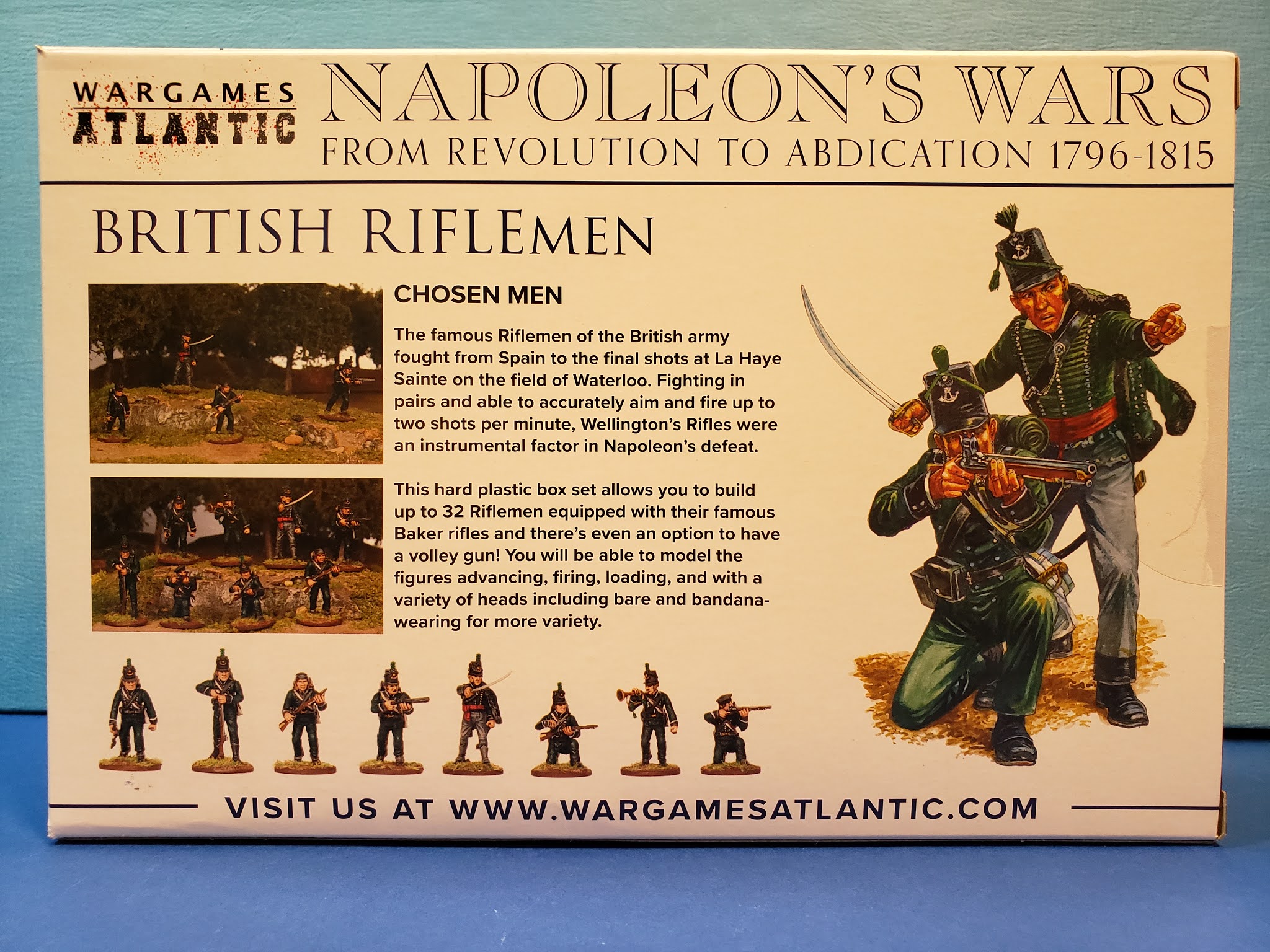 Anton's Wargame Blog: Wargames Atlantic 28mm Napoleonic British 95th Rifles