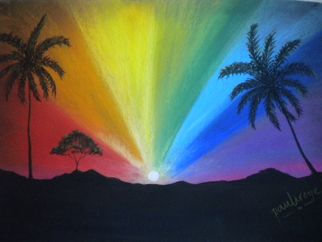 sunset+surreal.JPG (640×480) | Chalk pastels, Pastel painting, Chalk ...