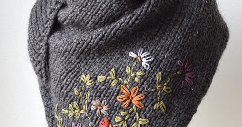 Amazing Knitting: Embroidery on knit in a few easy steps