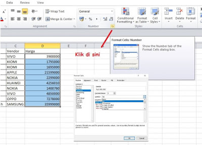 Cara Membuat Rp di Excel, Formatting Mata Uang