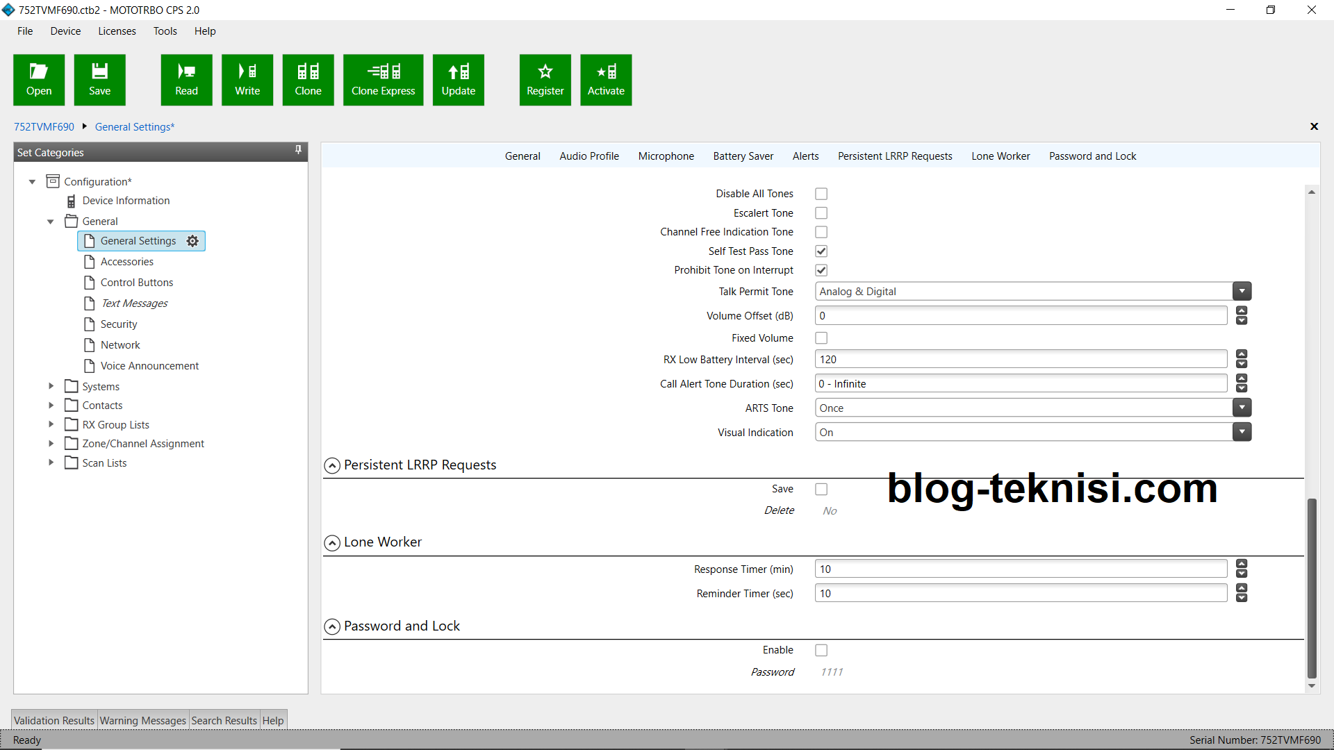 Reading Data from a Radio using Customer Programming Software (CPS 2.0 ...
