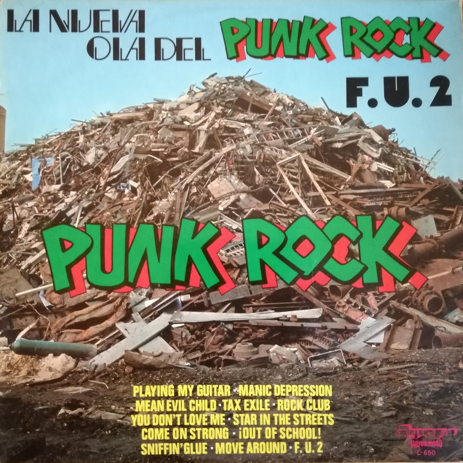 SPANISH BOMBS: FU2 -La nueva ola del Punk rock Lp 1978