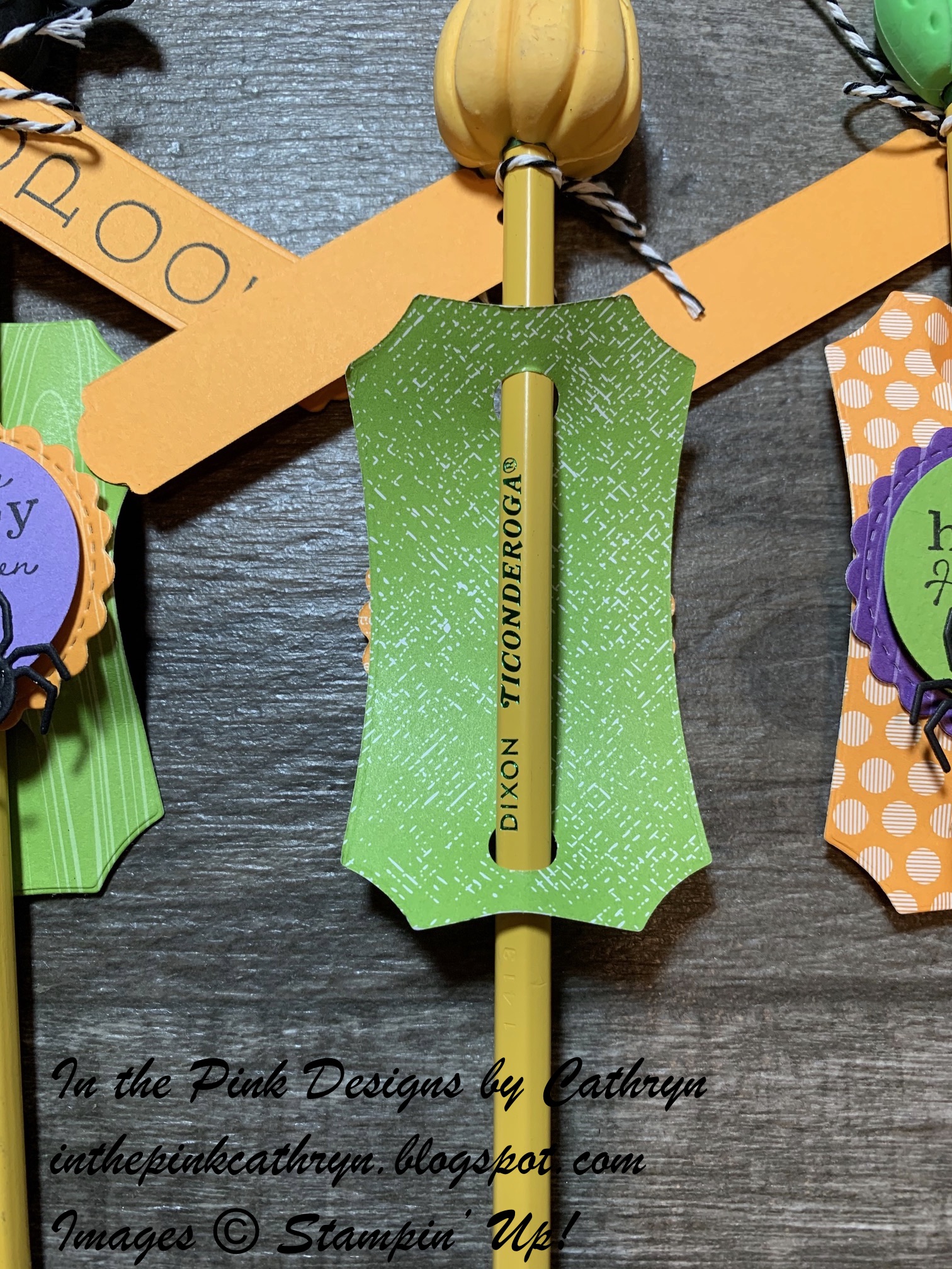 In the Pink, Designs by Cathryn: SCRAP BUSTER HALLOWEEN PENCIL HOLDERS ...