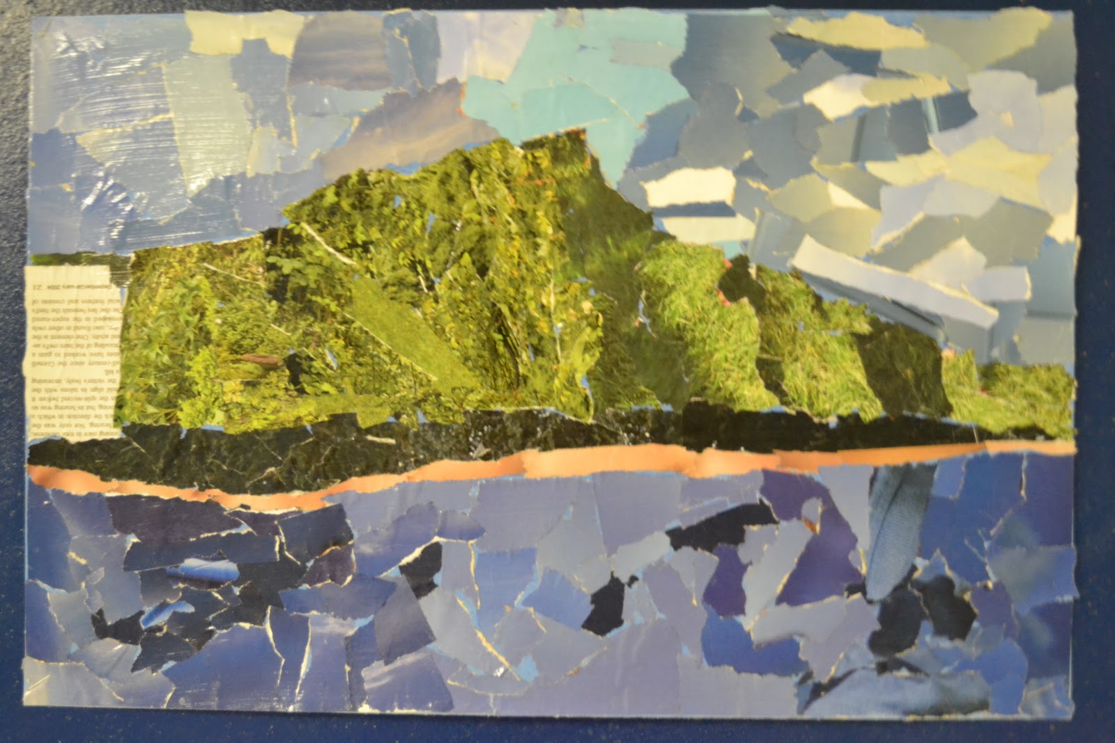 House of Jacksons: Art I Aerial Perspective Landscape Collages