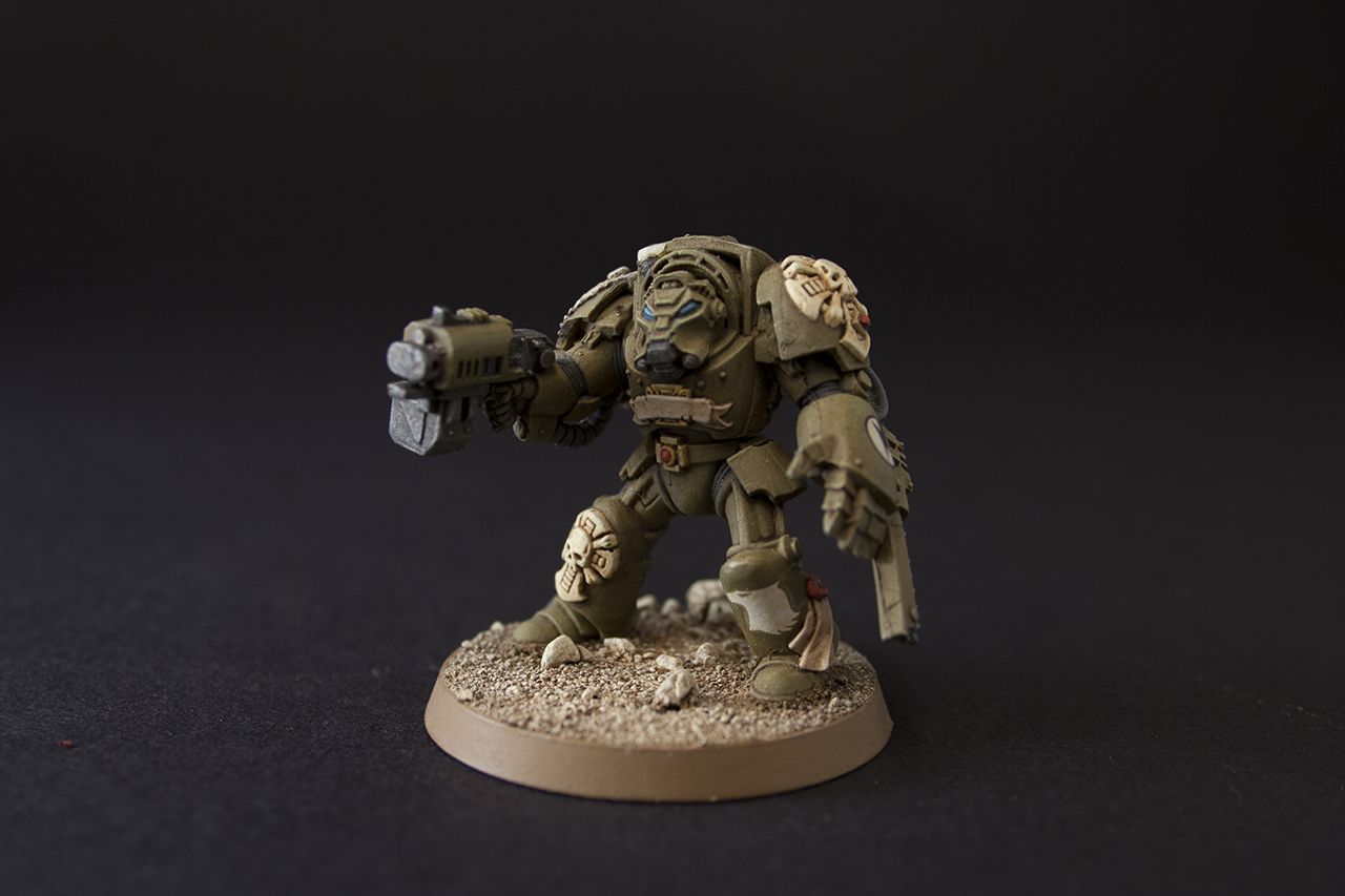 Whit's model domain: Raptor Space Marine Terminator - Colour Test