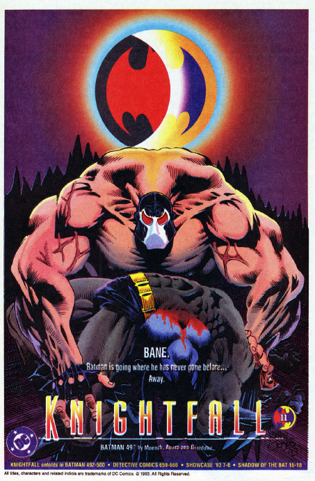 DC in the 80s: A collection of Knightfall house ads - 1993