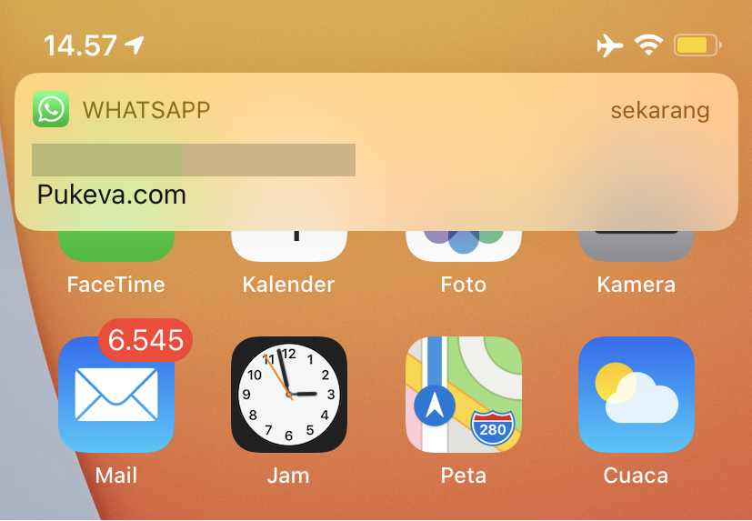 Cara Mengatur Notifikasi WhatsApp Agar Muncul di Atas Layar iPhone | PUKEVA