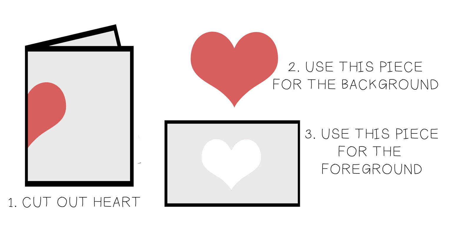artisan des arts: Positive/Negative hearts 1/2
