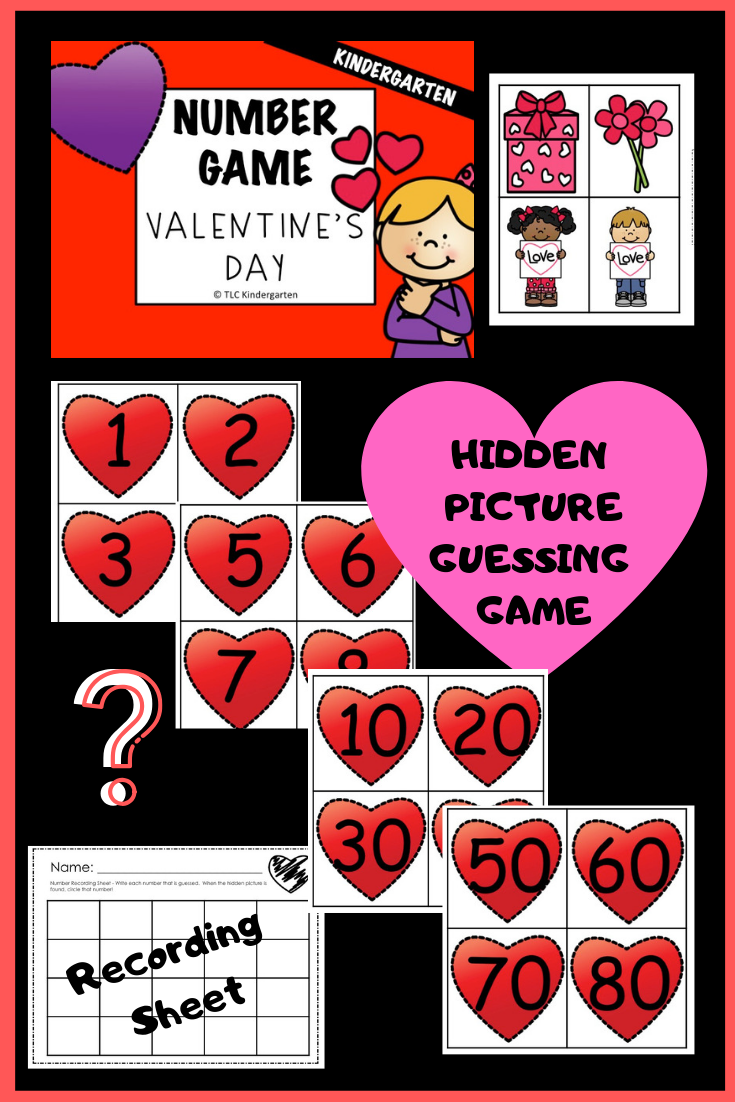 TLC Kindergarten: Kindergarten Valentine's Day Math