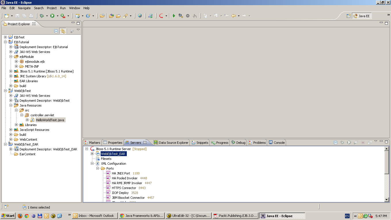 Java Frameworks & APIs: JPA - Configuración Eclipse + JBoss + EJB3 + JPA + Hibernate