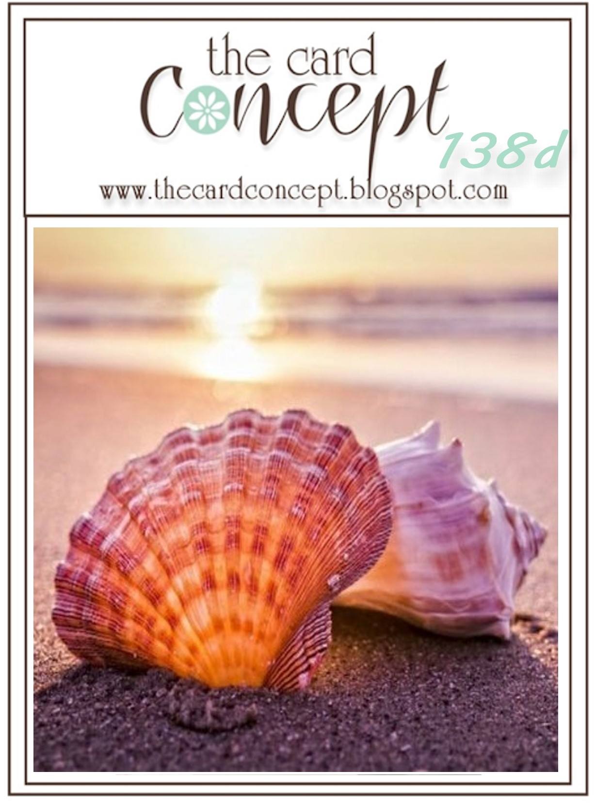 Shoregirl's Creations: The Card Concept - Sunset at the Shore