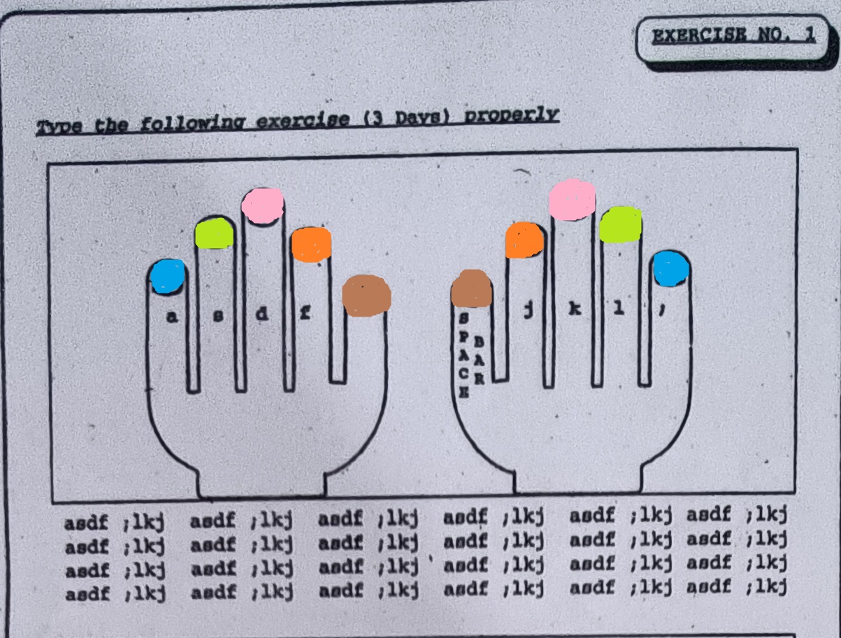 typingwindows: english 30 wpm typing material