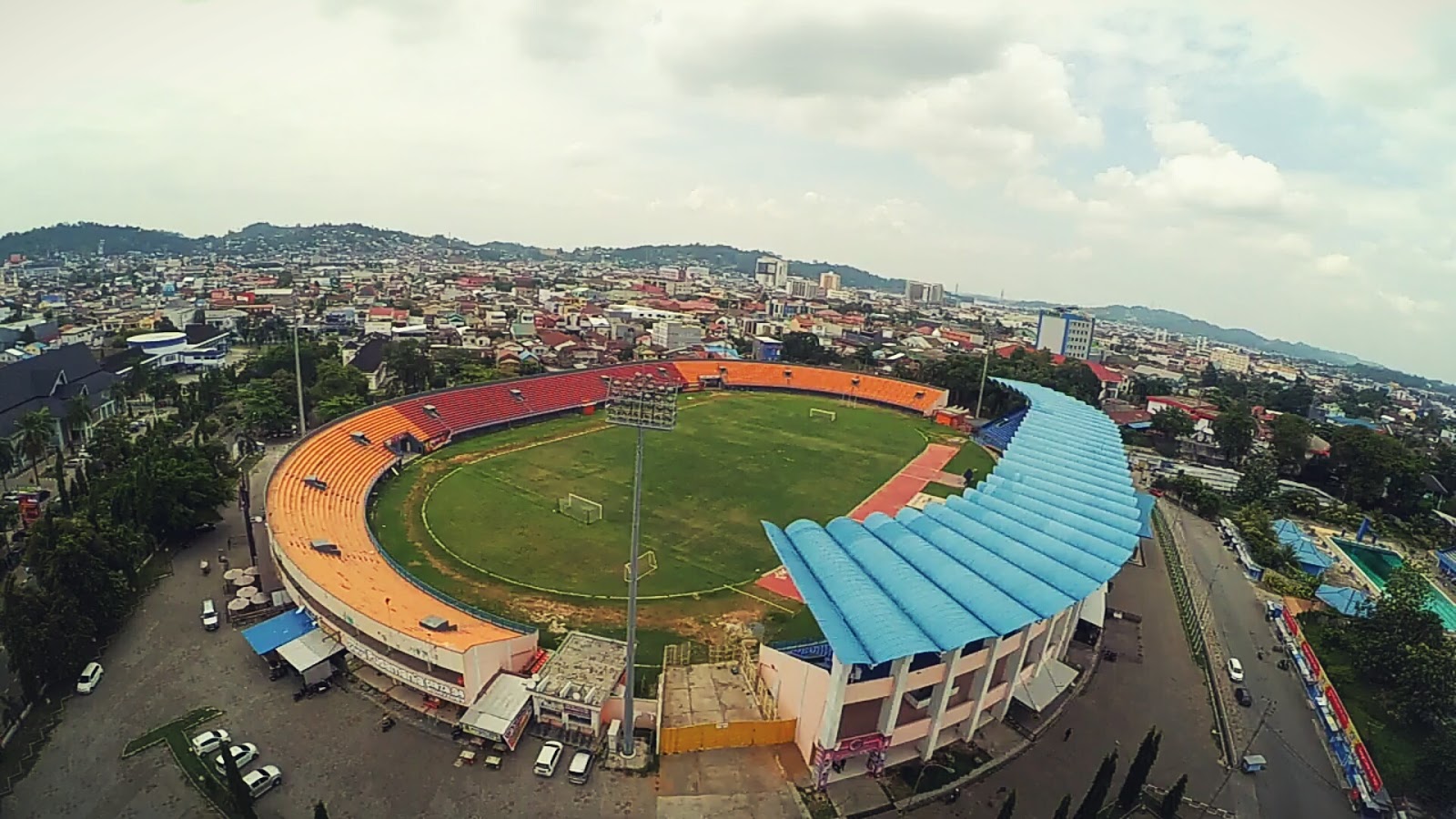 Pesona Foto Udara di Stadion Gor Segiri Samarinda - LANGIT KALTIM