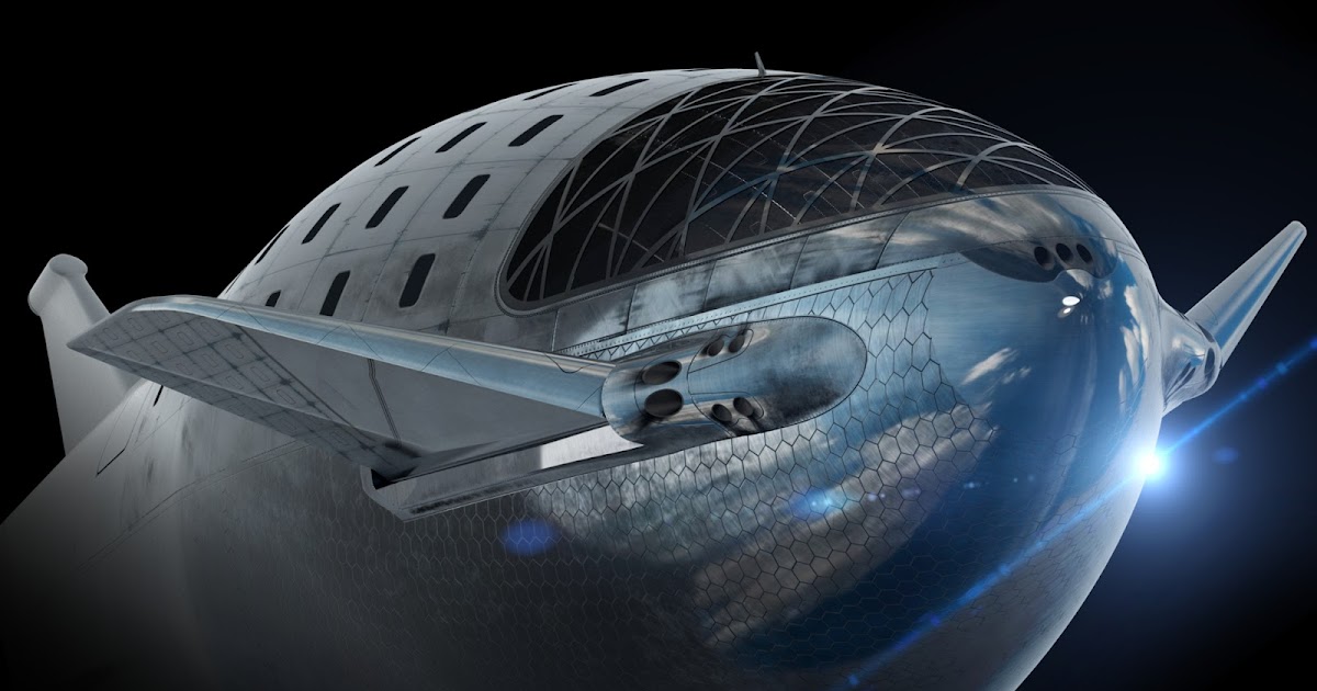 Shiny SpaceX Starship renders by Sam Taylor | human Mars