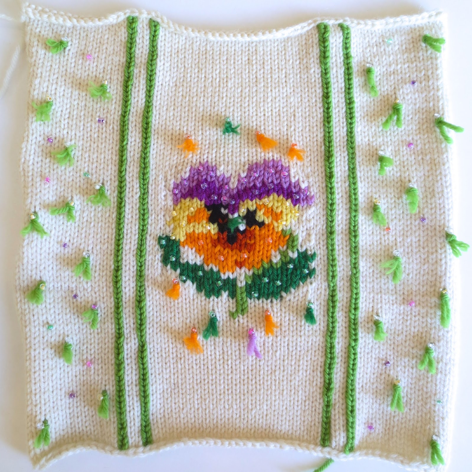 TECHknitting: Duplicate Stitching via Netting (part 2 of a series).