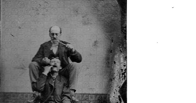 West in New England: NOT YOUR TYPICAL FATHER & SON PICTURE