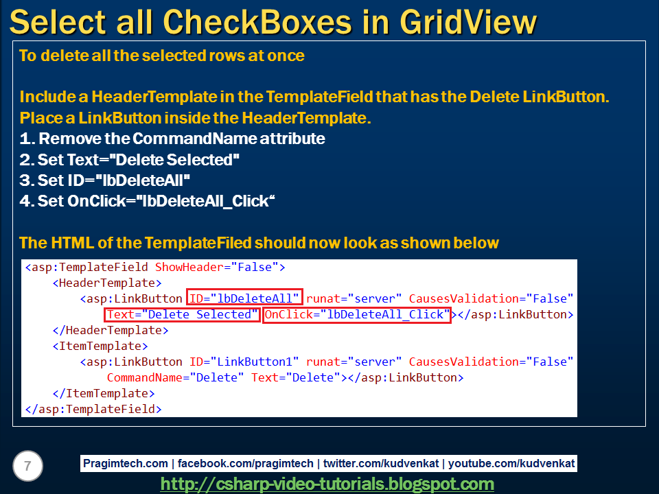 Sql Server Net And C Video Tutorial Javascript To Select All
