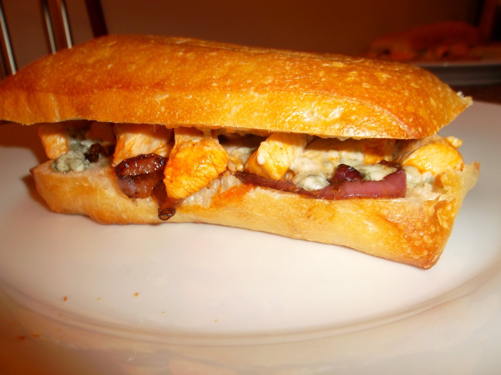 Buffalo chicken panini