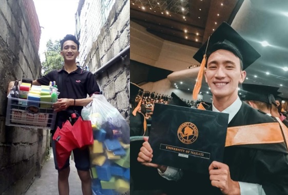 VIRAL: Sponge vendor visits and thanks his “mga suki” for helping him ...