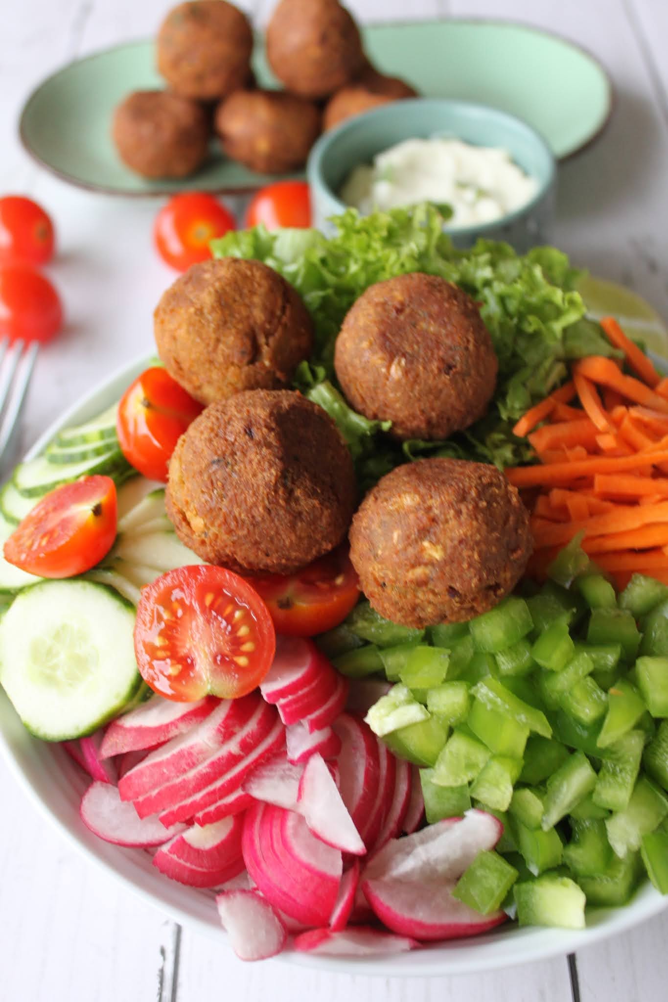 Mediterranean Falafel Buddha Bowl