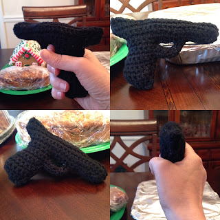 The Perfect Stitch...: Crochet Handgun/Pistol -- Free Pattern