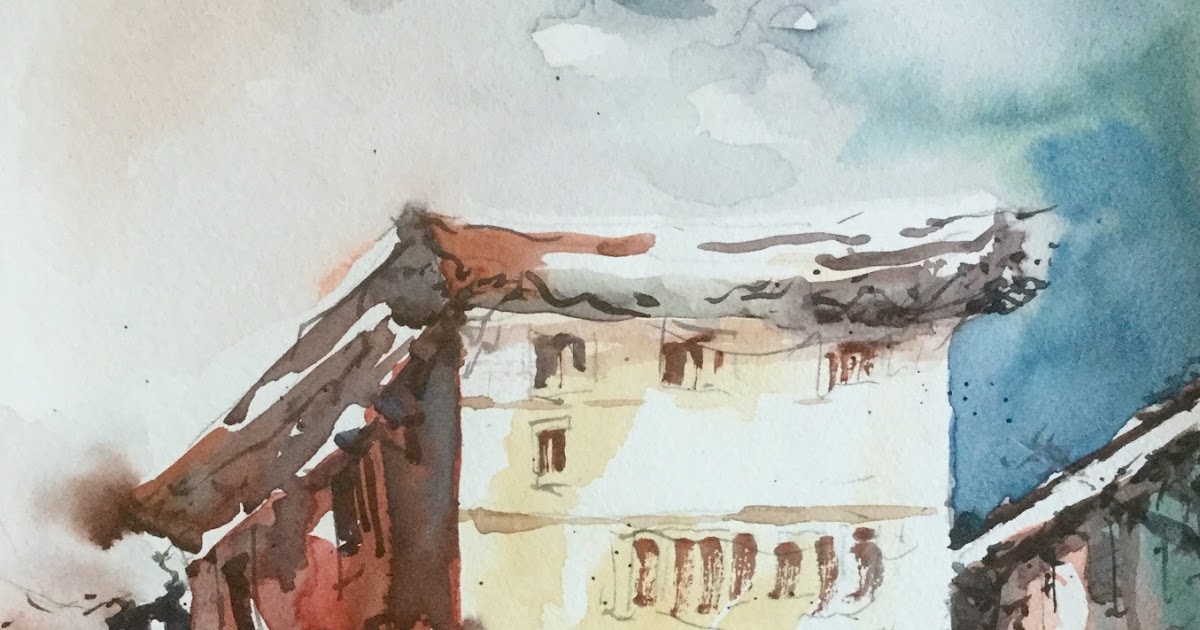 SHOP ART ONLINE: "The Store" Watercolor Art