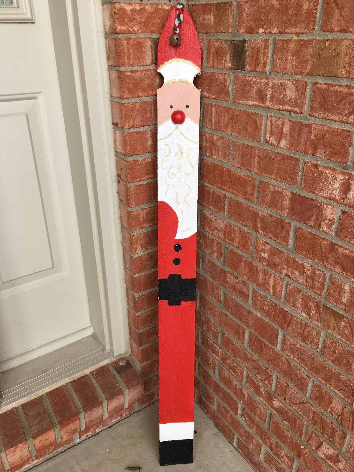 Once a Teacher, Always a Teacher: Fence Post Santa