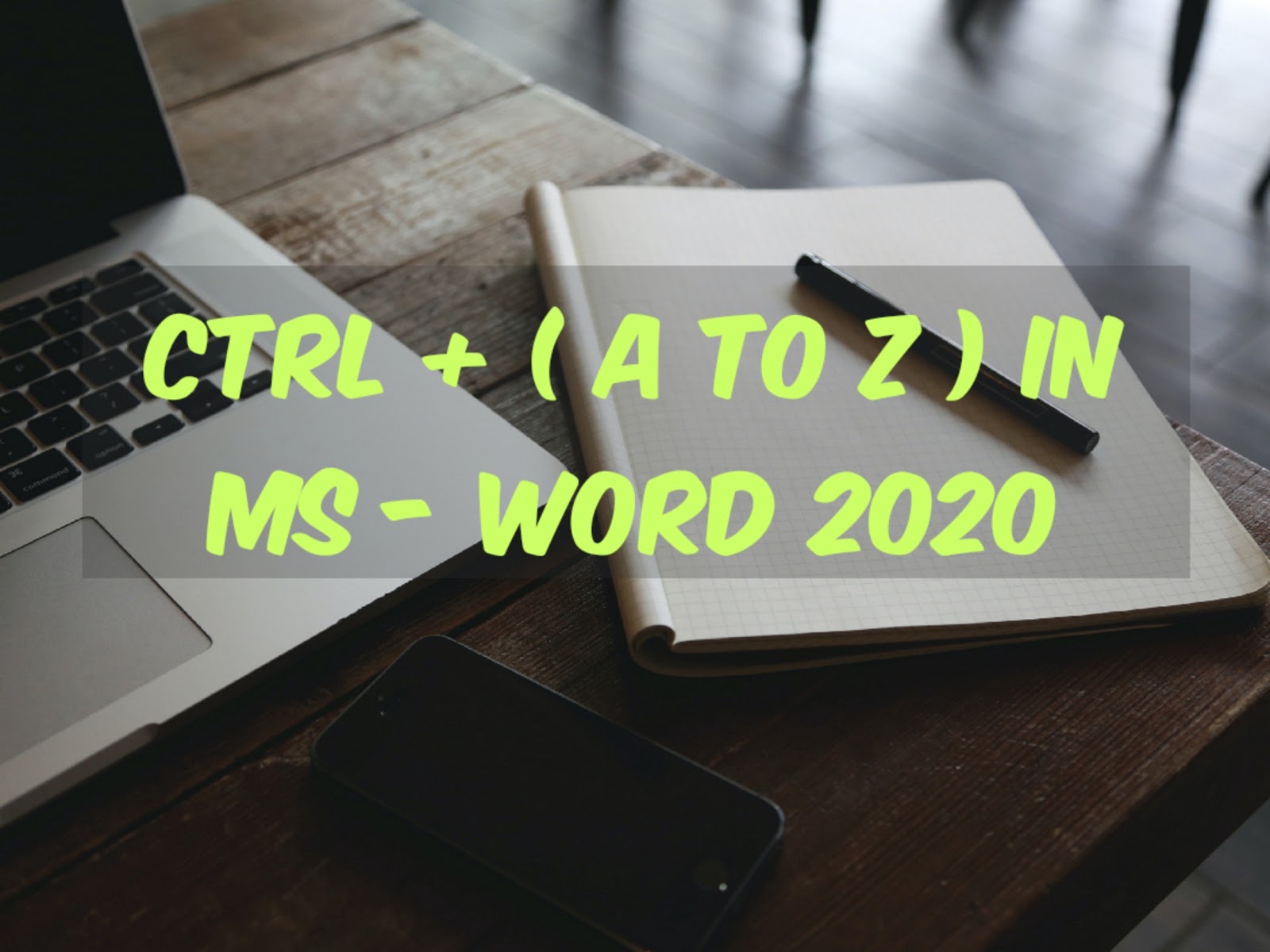 All Ms-word Shortcuts list 2020