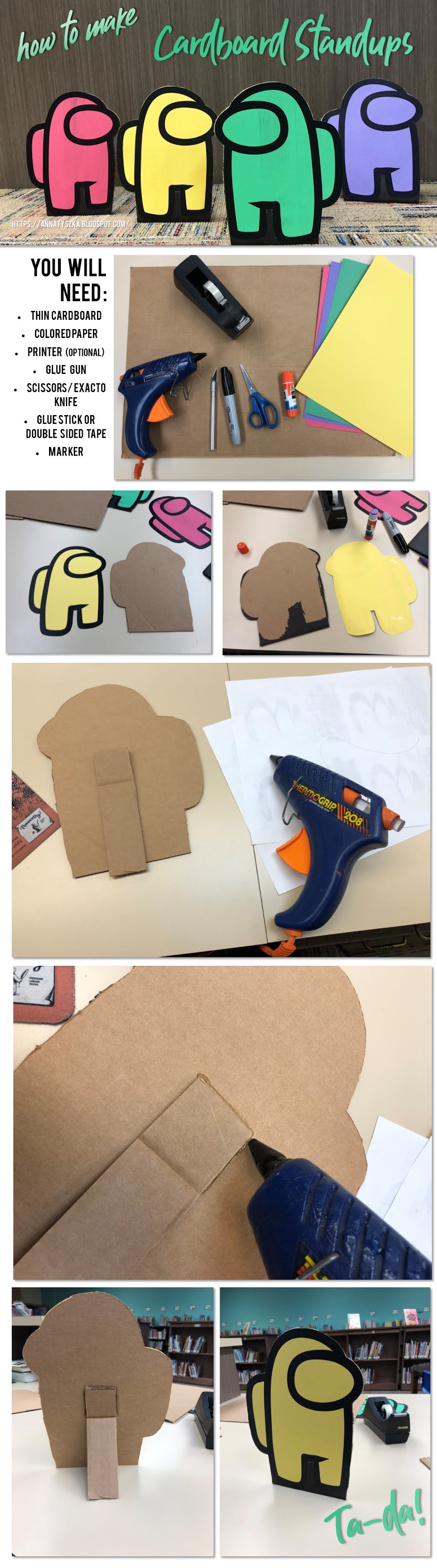 Card-Board Stand Ups - The Learning Curve