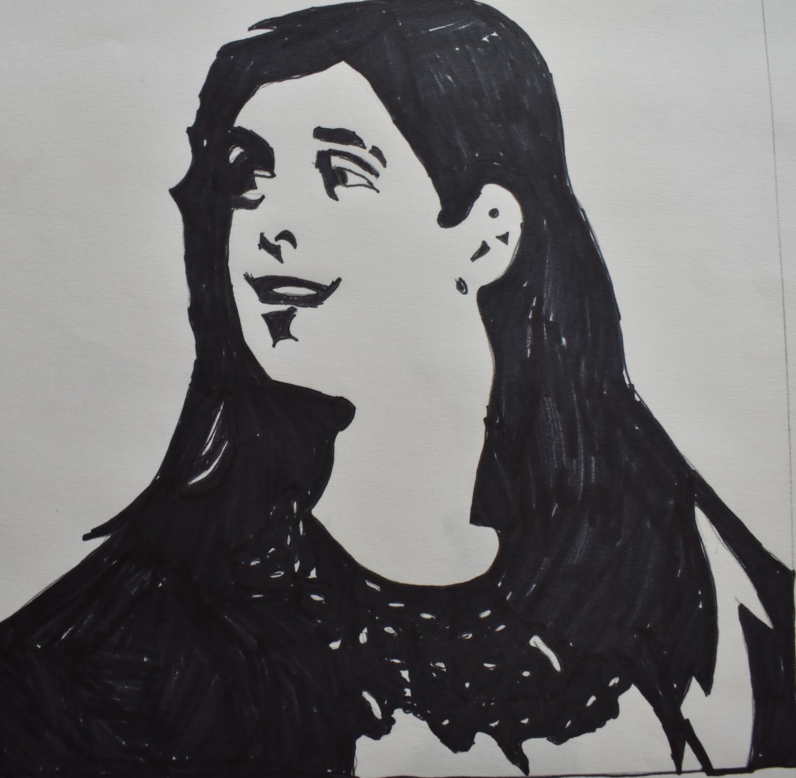 Natures Final Step: Negative Image Drawing - 2 Studies