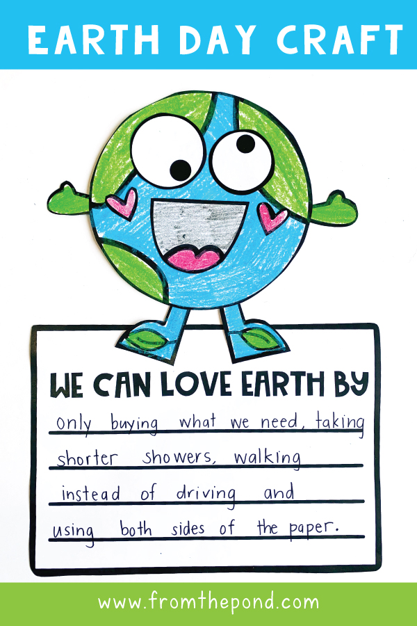 Earth Day Paper Craft | From the Pond