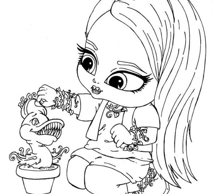 Baby Monster High Coloring Pages ~ Coloring Print