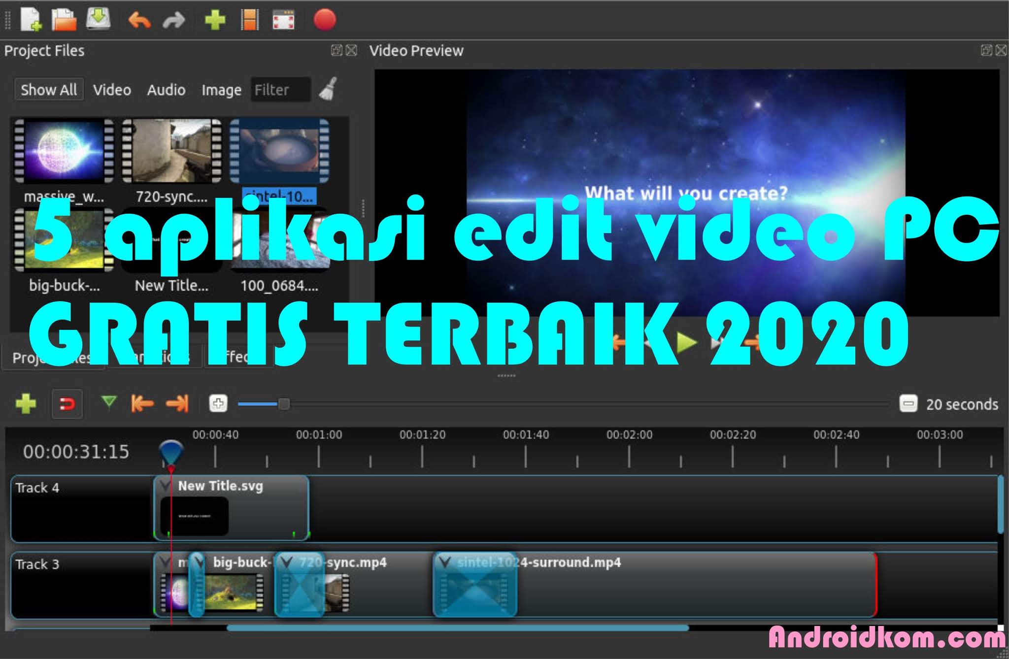 5 Software Edit Video PC Gratis Terbaik 2020 - ANDROIDKOM