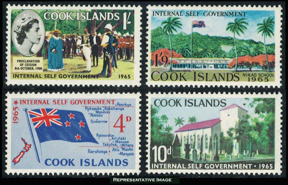 STAMP CALENDAR -STAMP HISTORY: Constitution Day Cook Islands : 04 ...