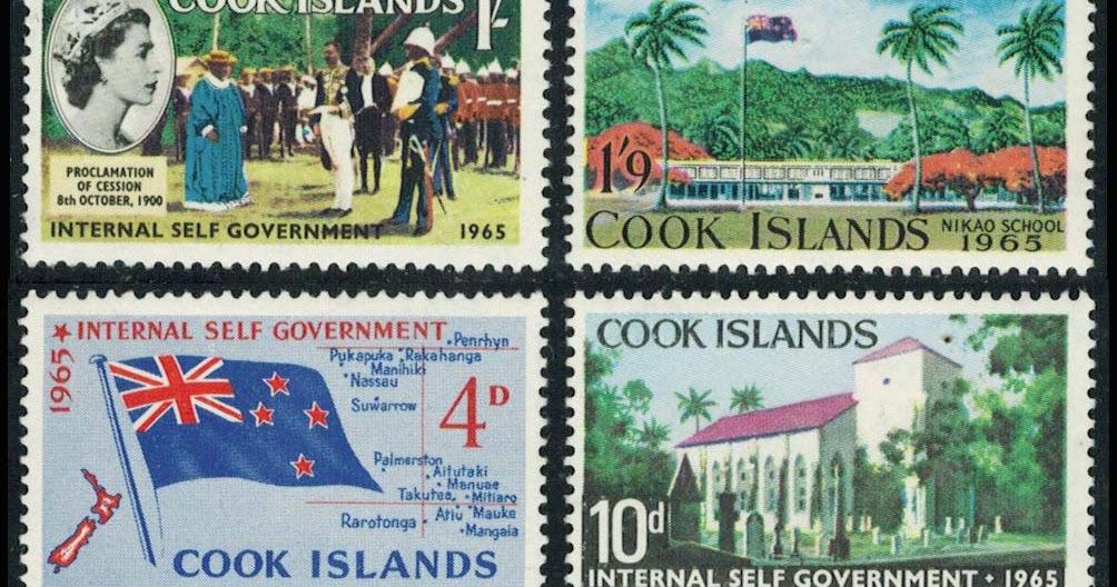 STAMP CALENDAR -STAMP HISTORY: Constitution Day Cook Islands : 04 ...