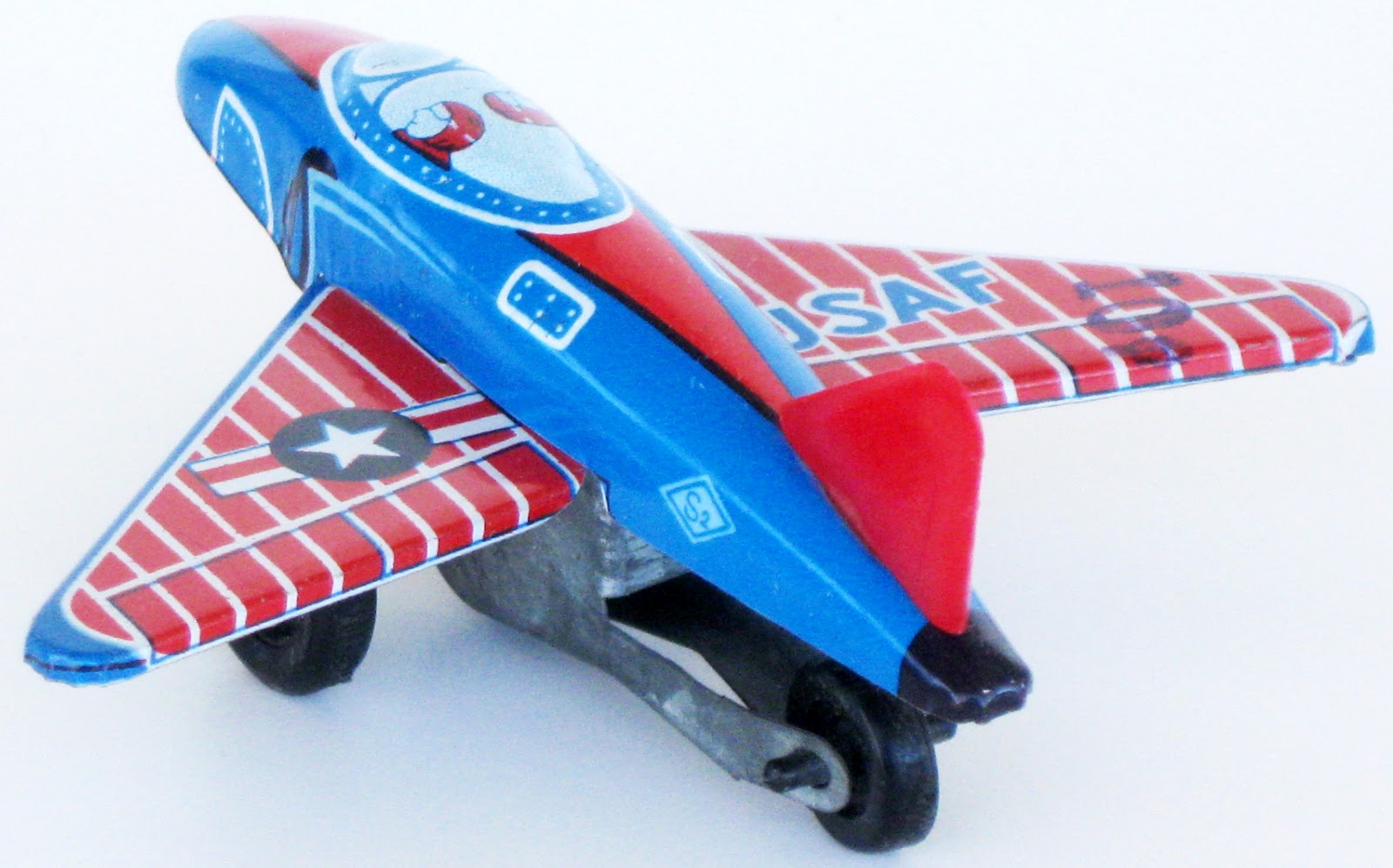 Toys and Stuff: Japan - 'S2' USAF Mini-Jet - Blue