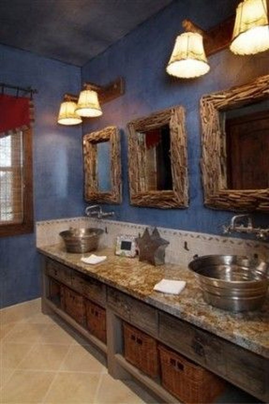 30+ Gorgeous Rustic Bathroom Storage Ideas ~ cameretta007