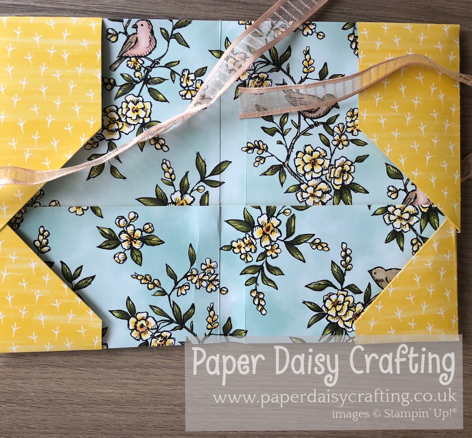 Paper Daisy Crafting: Origami card case with matching cards